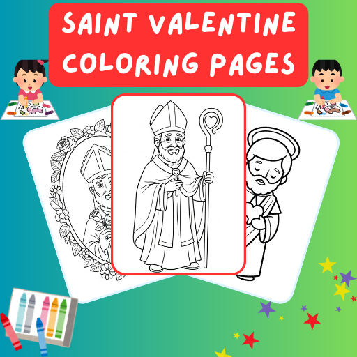 26 Saint Valentine Coloring Pages | Educational & Creative Fun